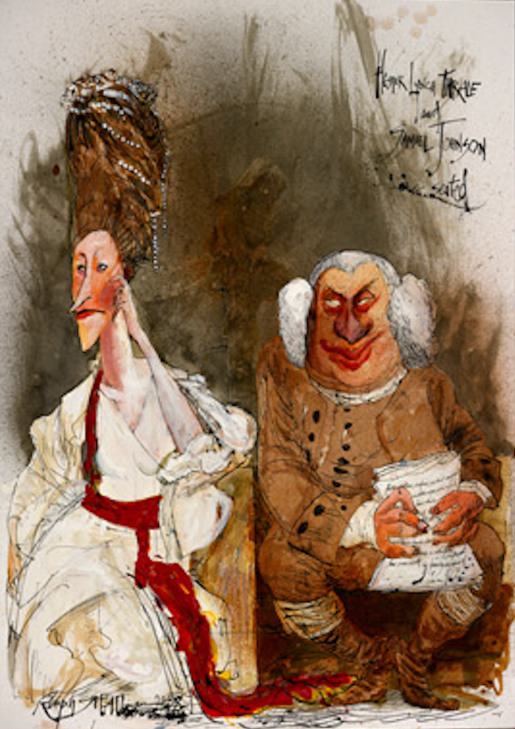 Ralph Steadman Samuel Johnson Print – Ralph Steadman Prints