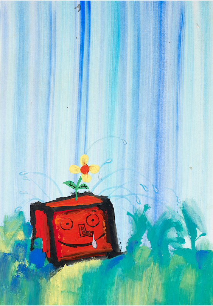 Ralph Steadman The Little Red Computer 1 Print – Ralph Steadman Prints